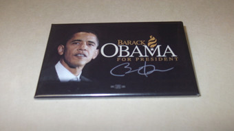 Rectangle Barack Obama For President Button - Prime Heritage Gifts