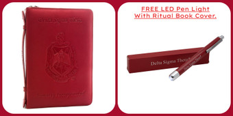 DST "The DELUXE" Leather Ritual Book Cover + FREE DST LED PEN LIGHT ...
