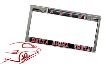 DST Metal License Frame (BLACK) - Prime Heritage Gifts