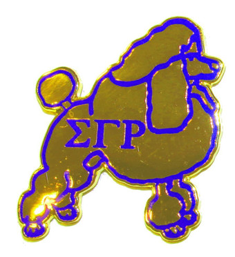 SGRHO POODLE LAPEL PIN (BFCM) - Prime Heritage Gifts