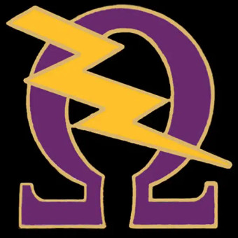 OPP 3/4″ Omega & Bolt Pin/ Purple - Prime Heritage Gifts