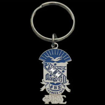 PBS Shield Key Chain 1-1/2 x 3/4″ (shield size only) - Prime Heritage Gifts