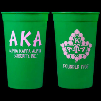 AKA 22 OZ Plastic Stadium Cups – 10 per pack - Prime Heritage Gifts