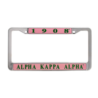 Alpha-Kappa-Alpha-License-Plate-Frame - Prime Heritage Gifts