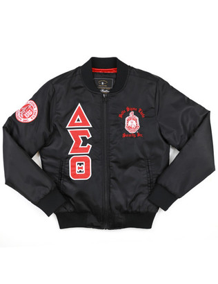 DST BOMBER JACKET_BLACK - Prime Heritage Gifts