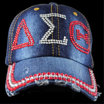 DST Denim Rhinestone Cap(BCAM) - Prime Heritage Gifts