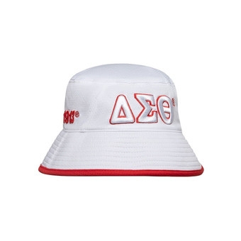 White DST Novelty Bucket Hat (BCAM) - Prime Heritage Gifts