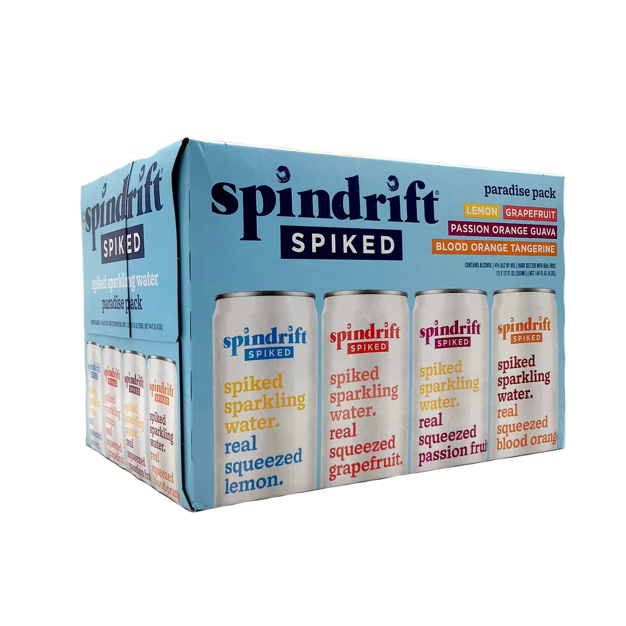 BUY SPINDRIFT SPIKED SPARKLING WATER PARADISE PACK EACH | Fridley Liquor
