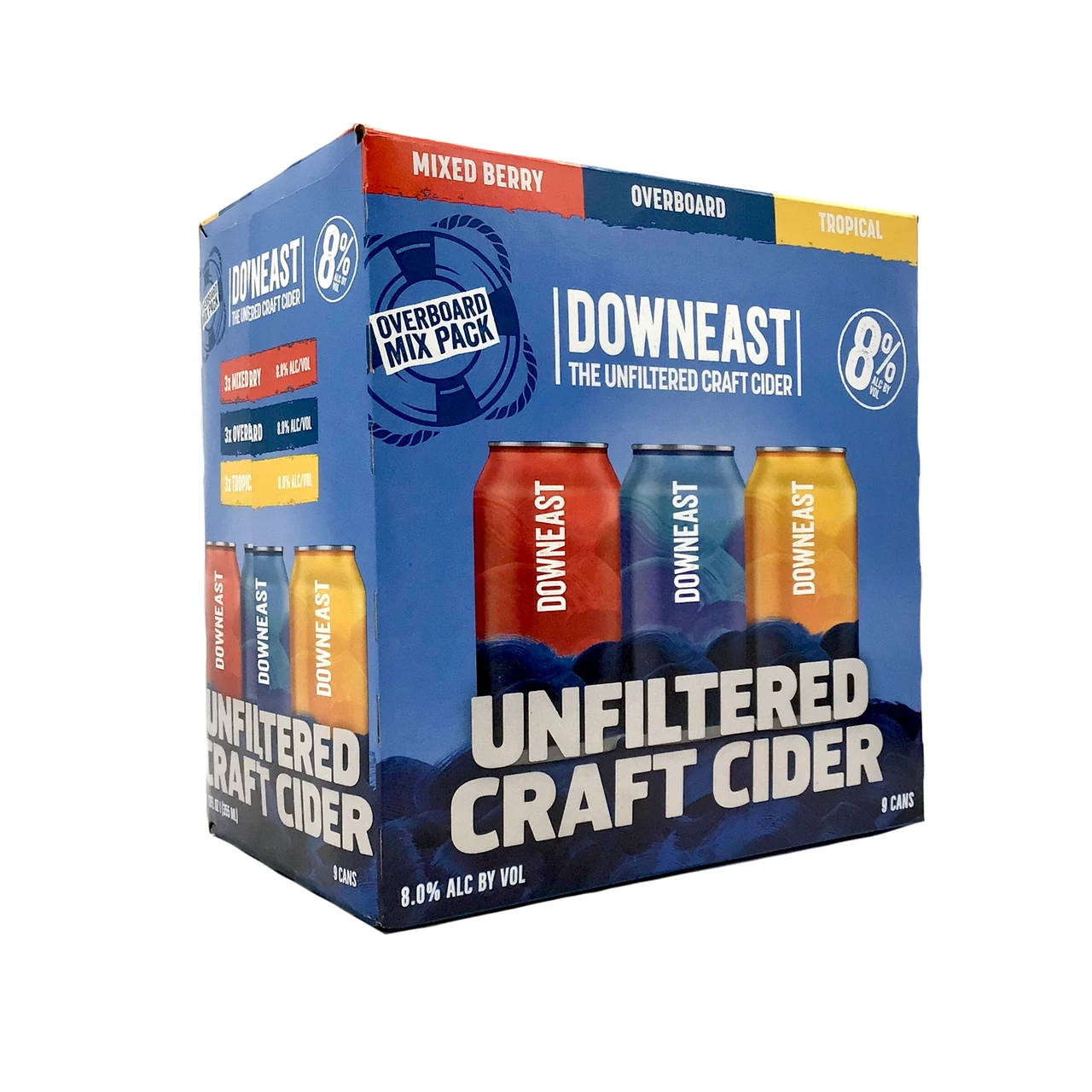 BUY DOWNEAST OVERBOARD VARIETY PACK EACH | Fridley Liquor