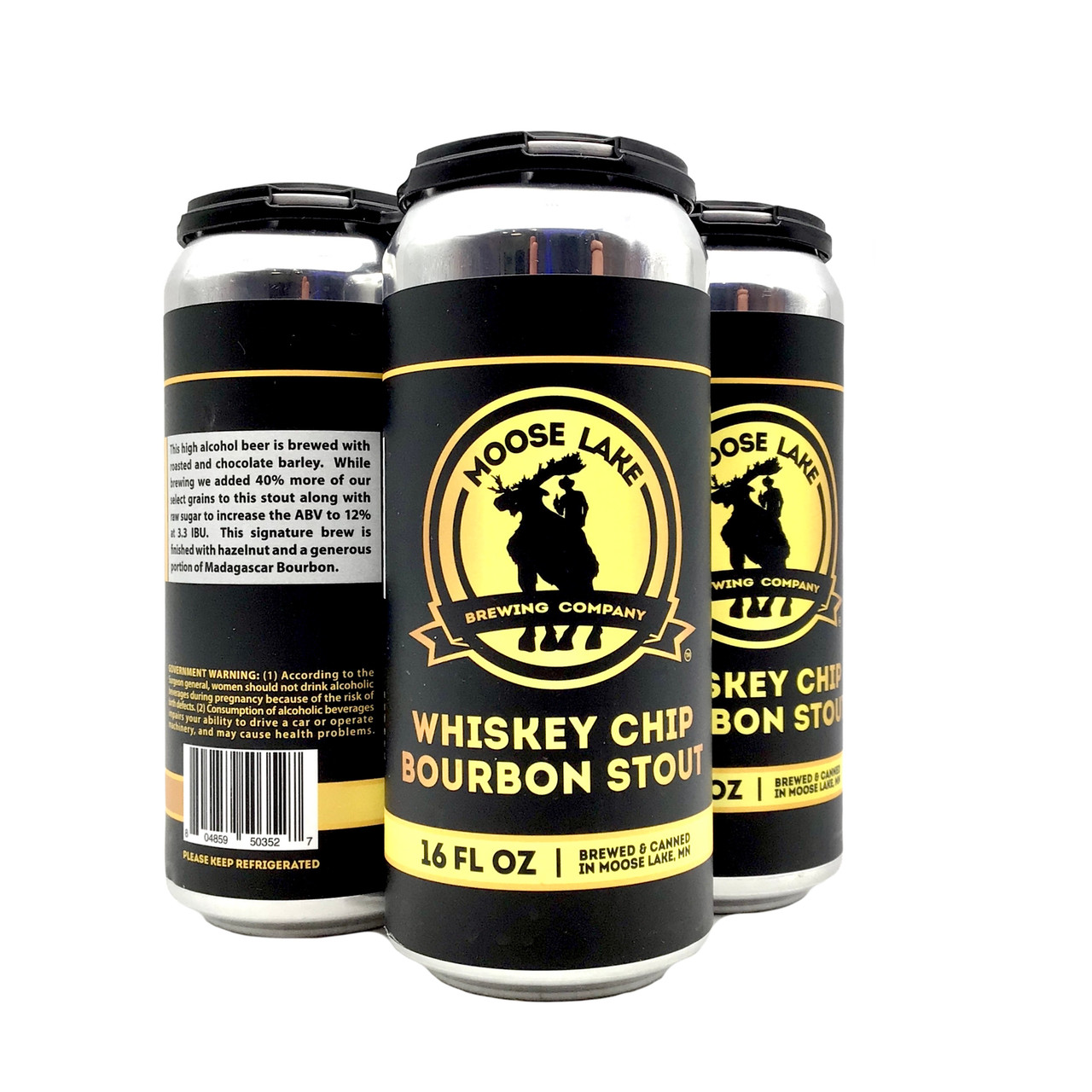BUY MOOSE LAKE BREWING WHISKEY CHIP BOURBON STOUT EACH | Fridley Liquor