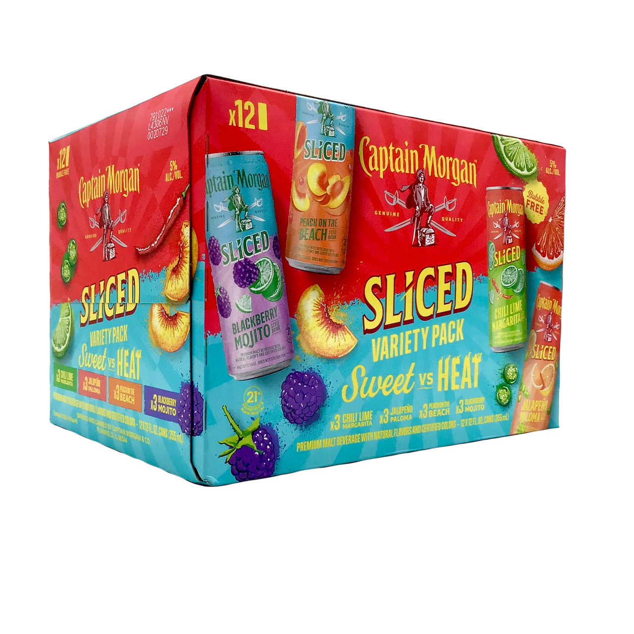 BUY CAPTAIN MORGAN SLICED SWEET VS HEAT VARIETY PACK EACH | Fridley Liquor
