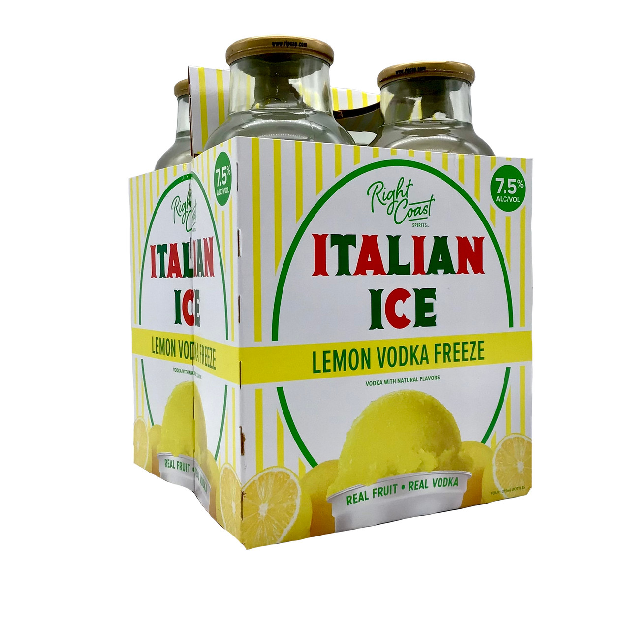 BUY RIGHT COAST ITALIAN ICE LEMON VODKA FREEZE EACH | Fridley Liquor