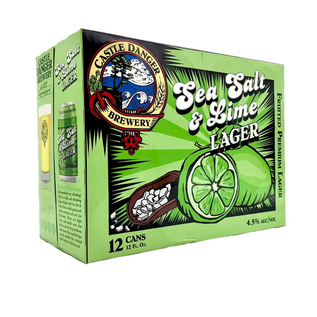 BUY CASTLE DANGER SEA SALT & LIME LAGER EACH | Fridley Liquor