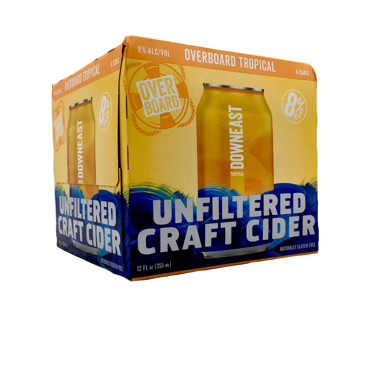 BUY DOWNEAST OVERBOARD TROPICAL CIDER EACH | Fridley Liquor