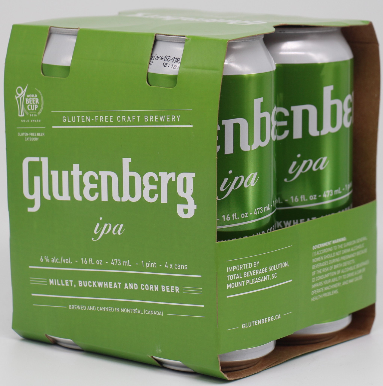 BUY GLUTENBERG IPA EACH | Fridley Liquor