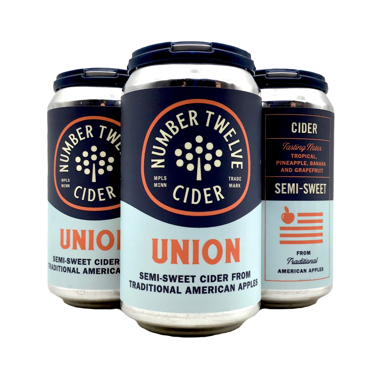 BUY NUMBER 12 UNION SEMI-SWEET CIDER FROM TRADITIONAL AMERICAN APPLES ...