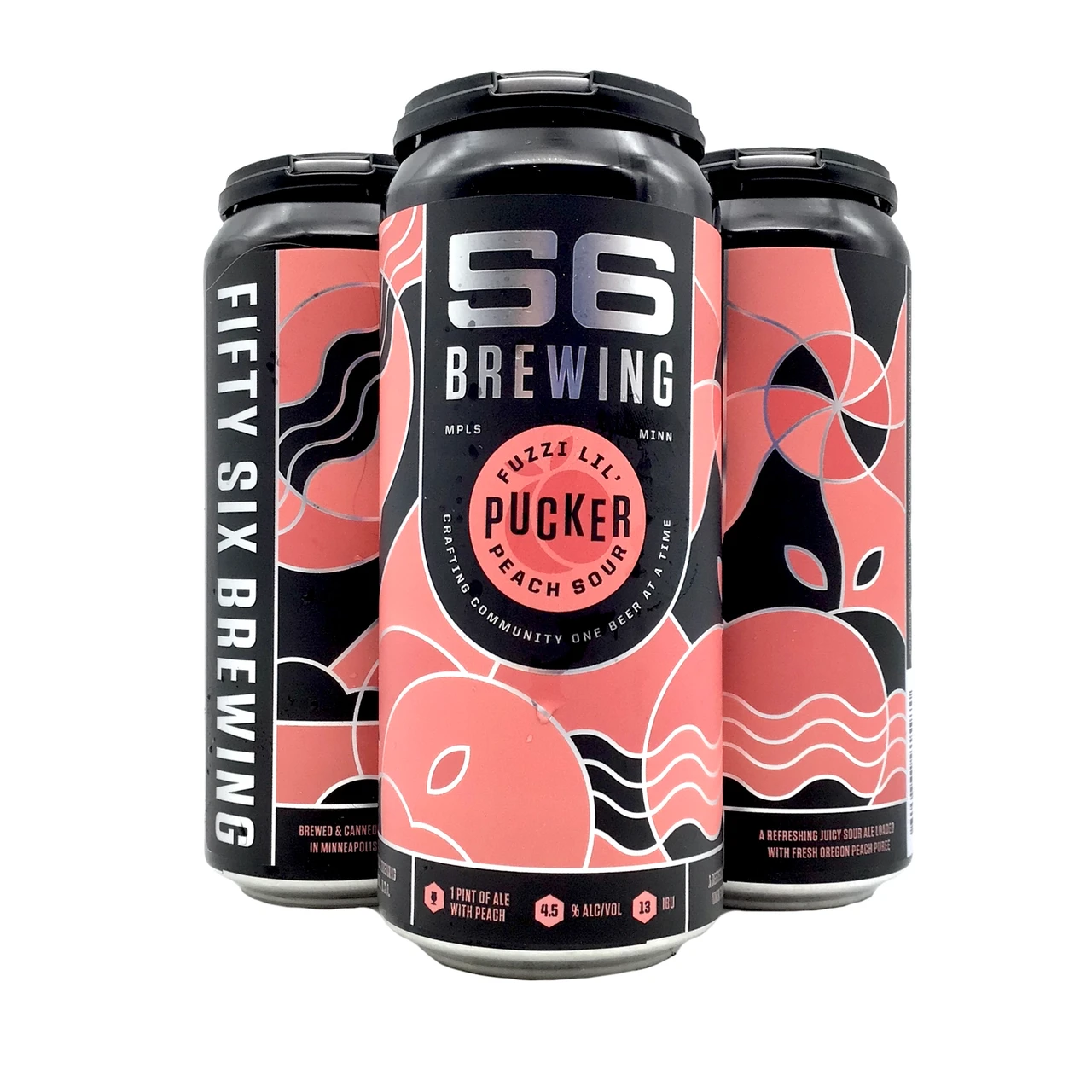 BUY 56 BREW FUZZI LIL PUCKER PEACH SOUR EACH | Fridley Liquor