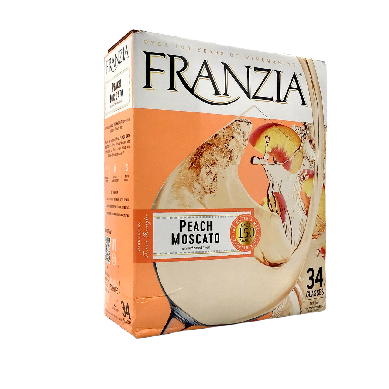 BUY FRANZIA PEACH MOSCATO EACH | Fridley Liquor