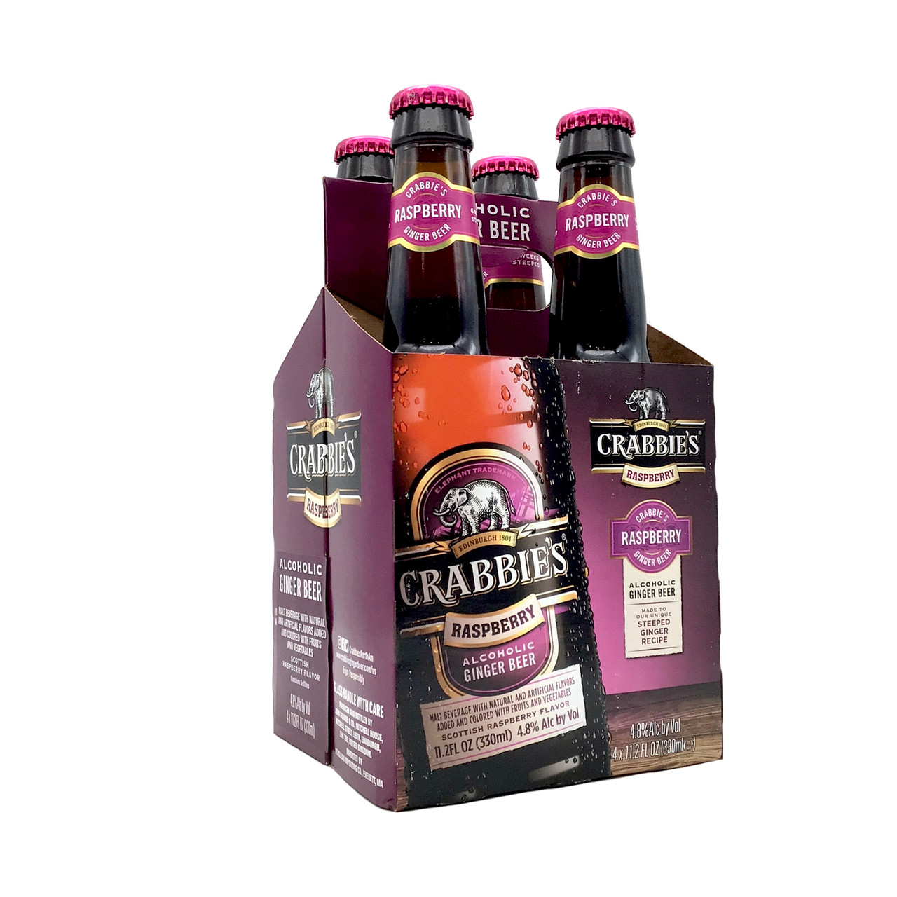 BUY CRABBIES RASPBERRY GINGER BEER EACH | Fridley Liquor