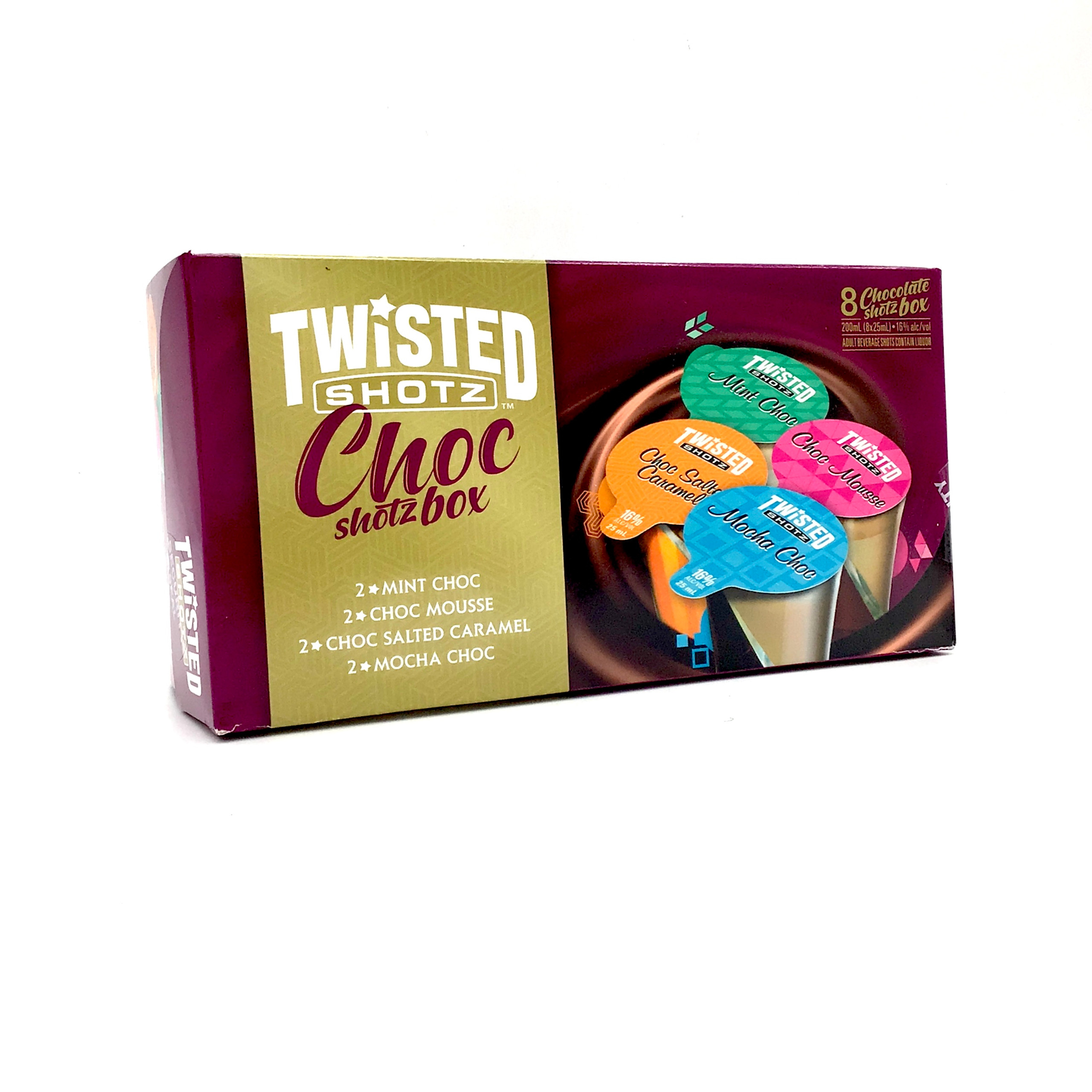 Buy Twisted Shotz Choc Shotz Box Each Fridley Liquor
