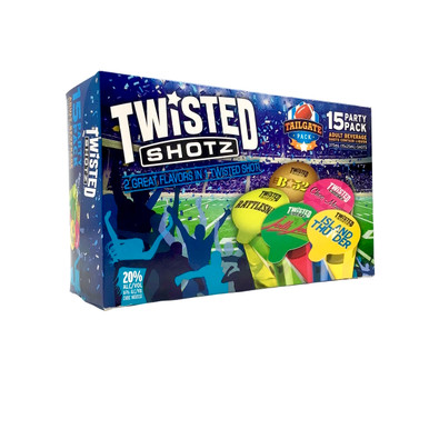 BUY TWISTED SHOTZ TAILGATE VARIETY 15 PACK EACH | Fridley Liquor