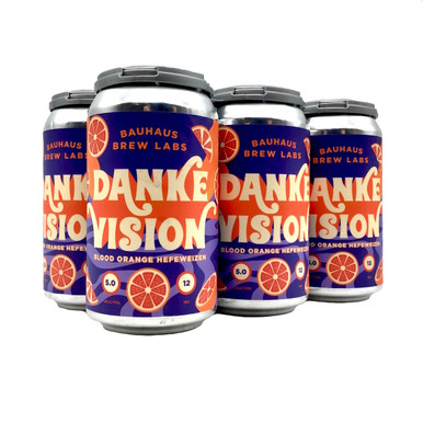 BUY BAUHAUS DANKE VISION BLOOD ORANGE HEFEWEIZEN EACH | Fridley Liquor