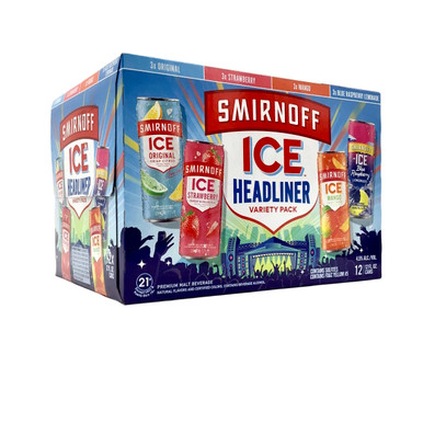 BUY SMIRNOFF ICE HEADLINER VARIETY PACK EACH | Fridley Liquor