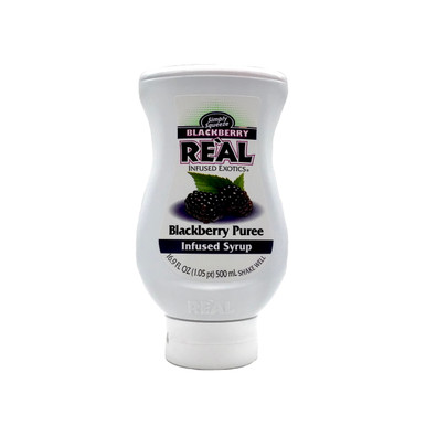 BUY REAL BLACKBERRY PUREE INFUSED SYRUP SQUEEZE EACH | Fridley Liquor