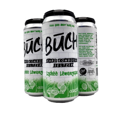 BUY BUCH HARD KOMBUCHA LYCHEE LEMONGRASS EACH | Fridley Liquor