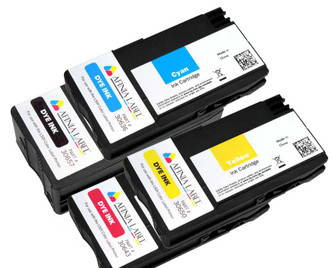 finia L501/L502 Dye Ink Cartridge Set - 4 Pack CMYK | DuraFast Label
