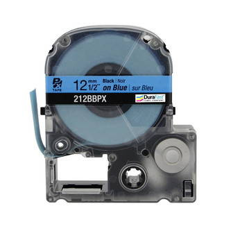 Epson 212BBPX 1/2" Blue Glossy Polyester Label PX Tape | DuraFast Label