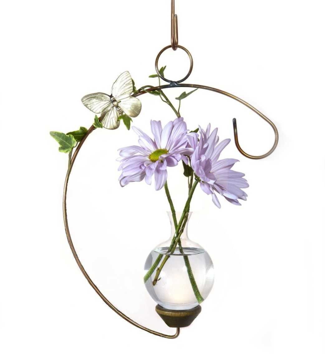 Crescent Hanging Plant Propagation Rooter Vase