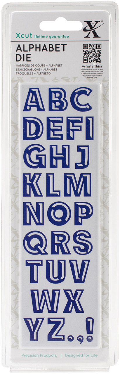 Alphabet Dies - Bevelled - iartsupplies