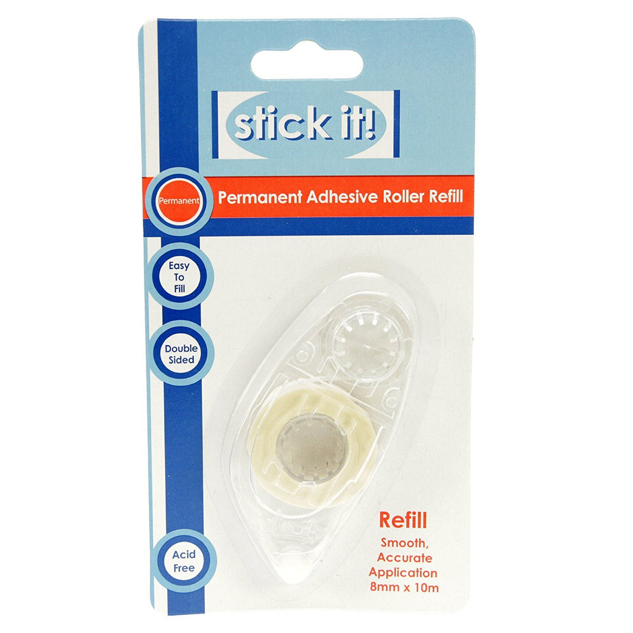 Permanent Adhesive Refill - 8mm x 10m - iartsupplies
