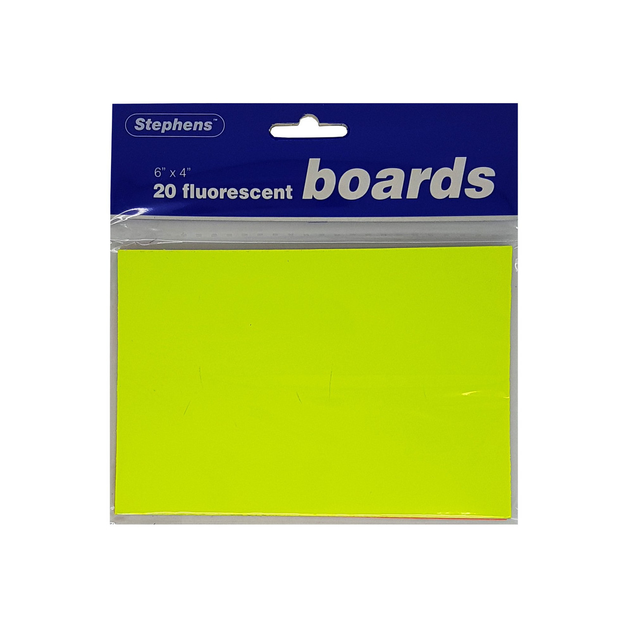 Fluorescent Board 6 x 4 20 Sheets - iartsupplies