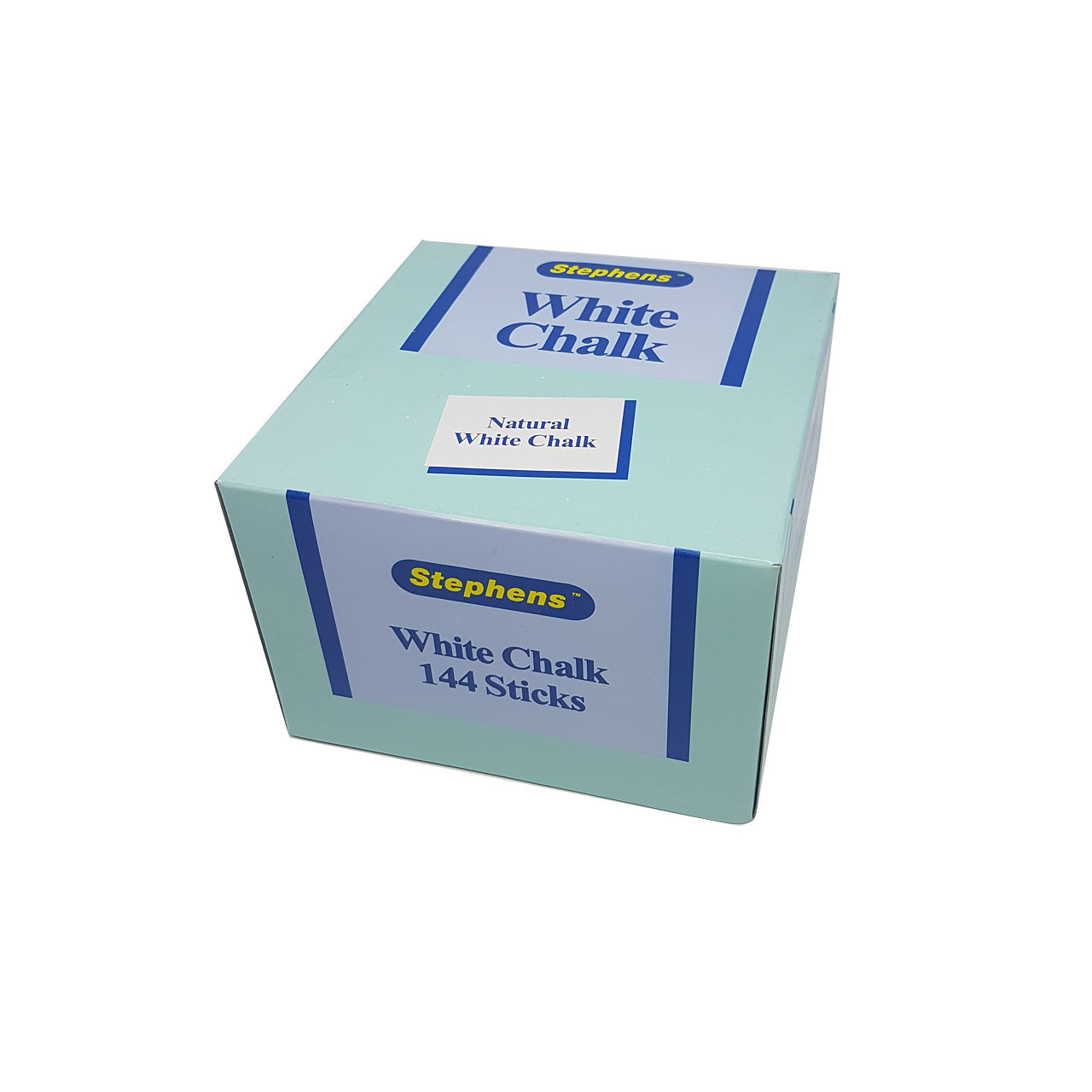 White Chalk Box of 144 Sticks - iartsupplies