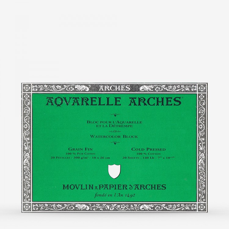 Arches Aquarelle 31x31cm 300gsm Not - iartsupplies