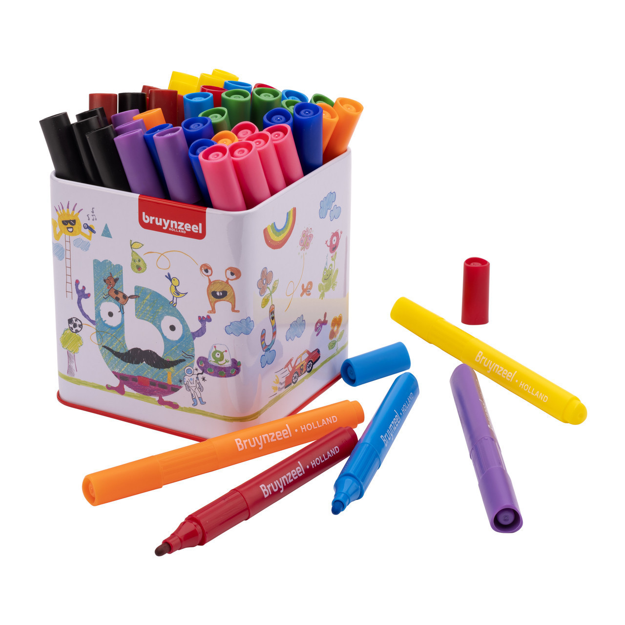 BRUYNZEEL TRIPLE FELT TIPS SET 50 - iartsupplies
