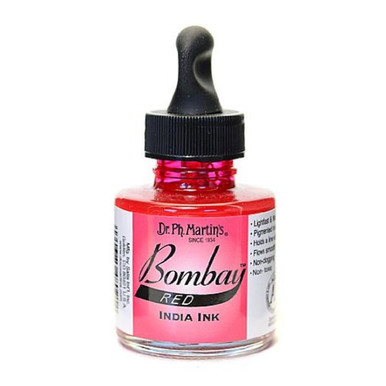 Bombay Ink - 30ml [1 oz] - Red - iartsupplies