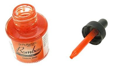 Bombay Ink - 30ml [1 oz] - Tangerine - iartsupplies