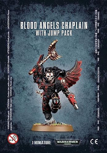 BLOOD ANGELS CHAPLAIN WITH JUMP PACK - iartsupplies