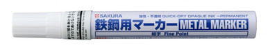METAL MARKER FINE WHITE - iartsupplies