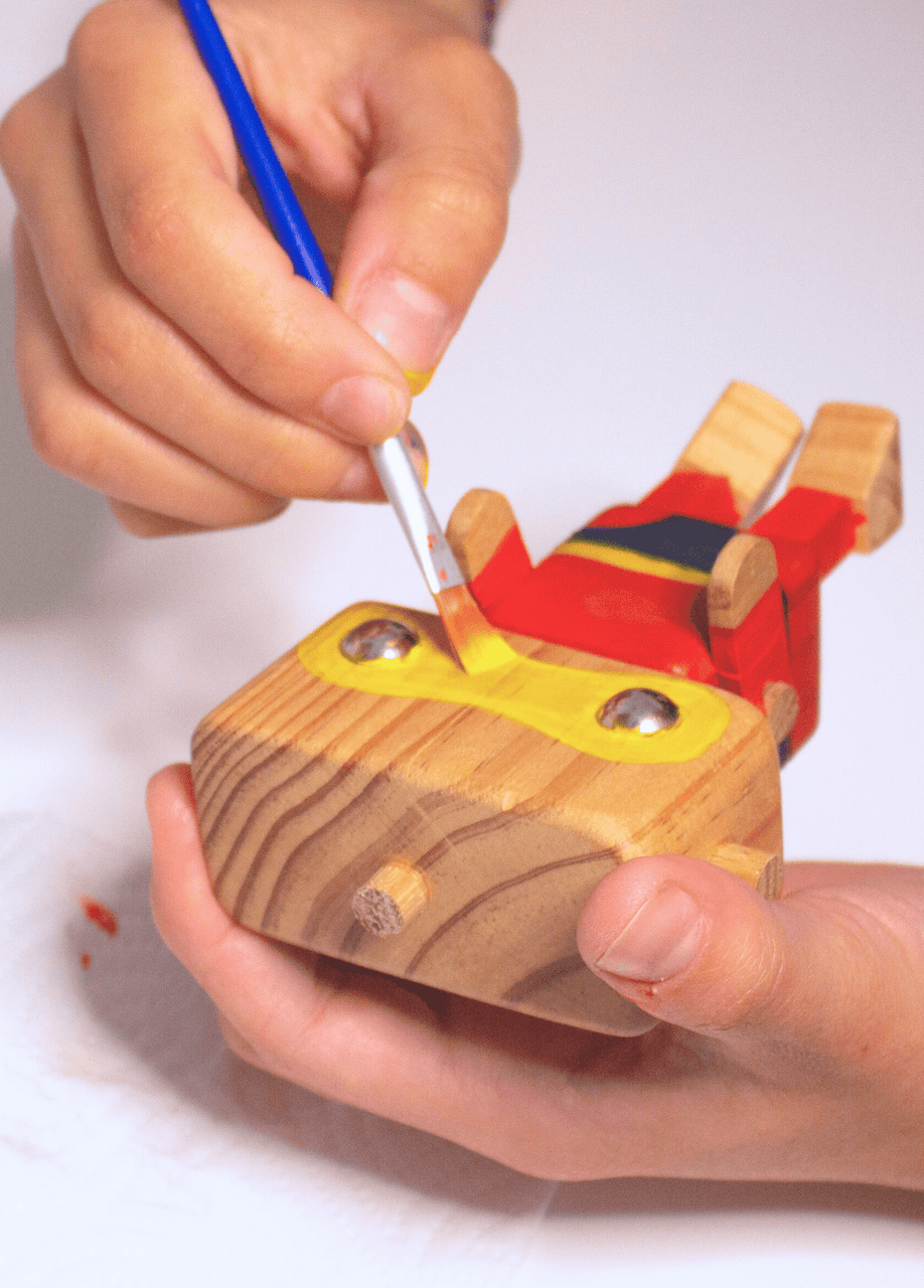 Creative Superhero Wooden Bot Craft Kit