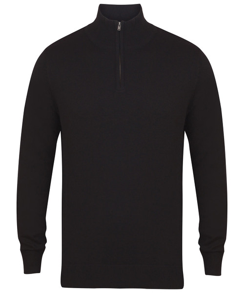 Henbury 1/4 zip Jumper | Penguin Uniform
