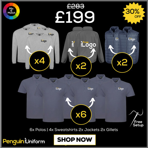 2 Team Workwear Bundle | Penguin Uniform