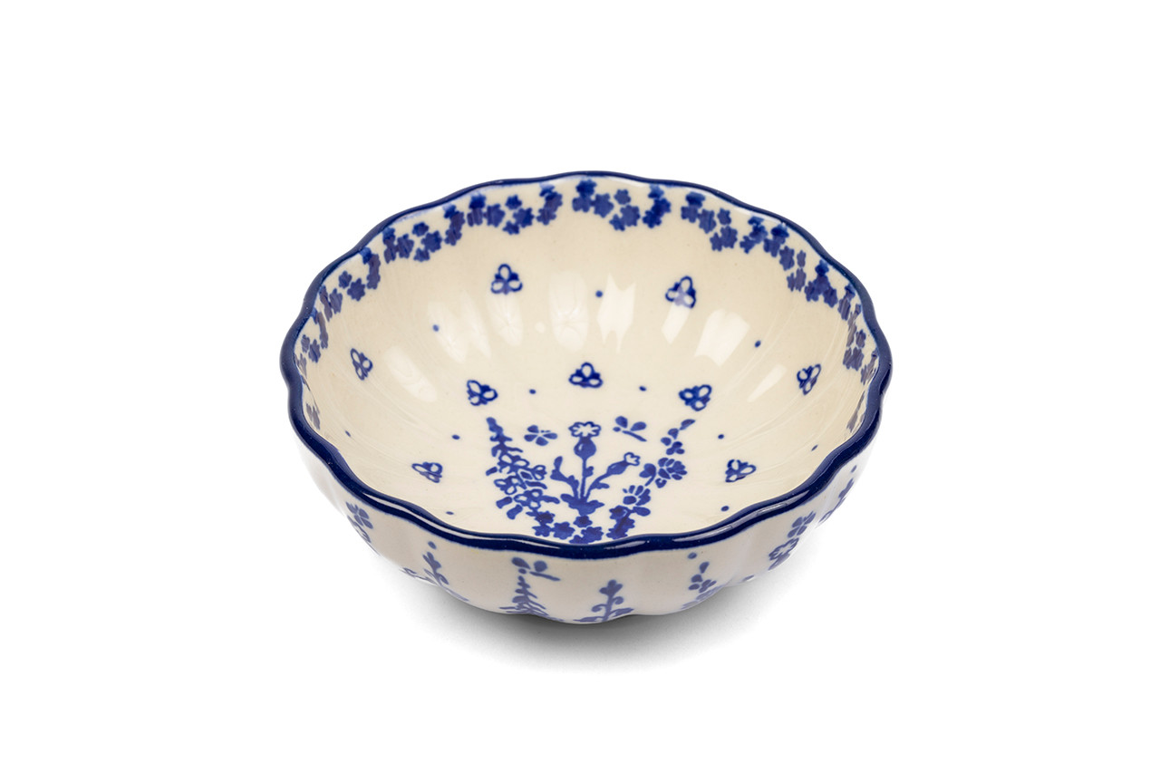 Frilled Dish (small) (Meadow Flowers) - Country Traditionals