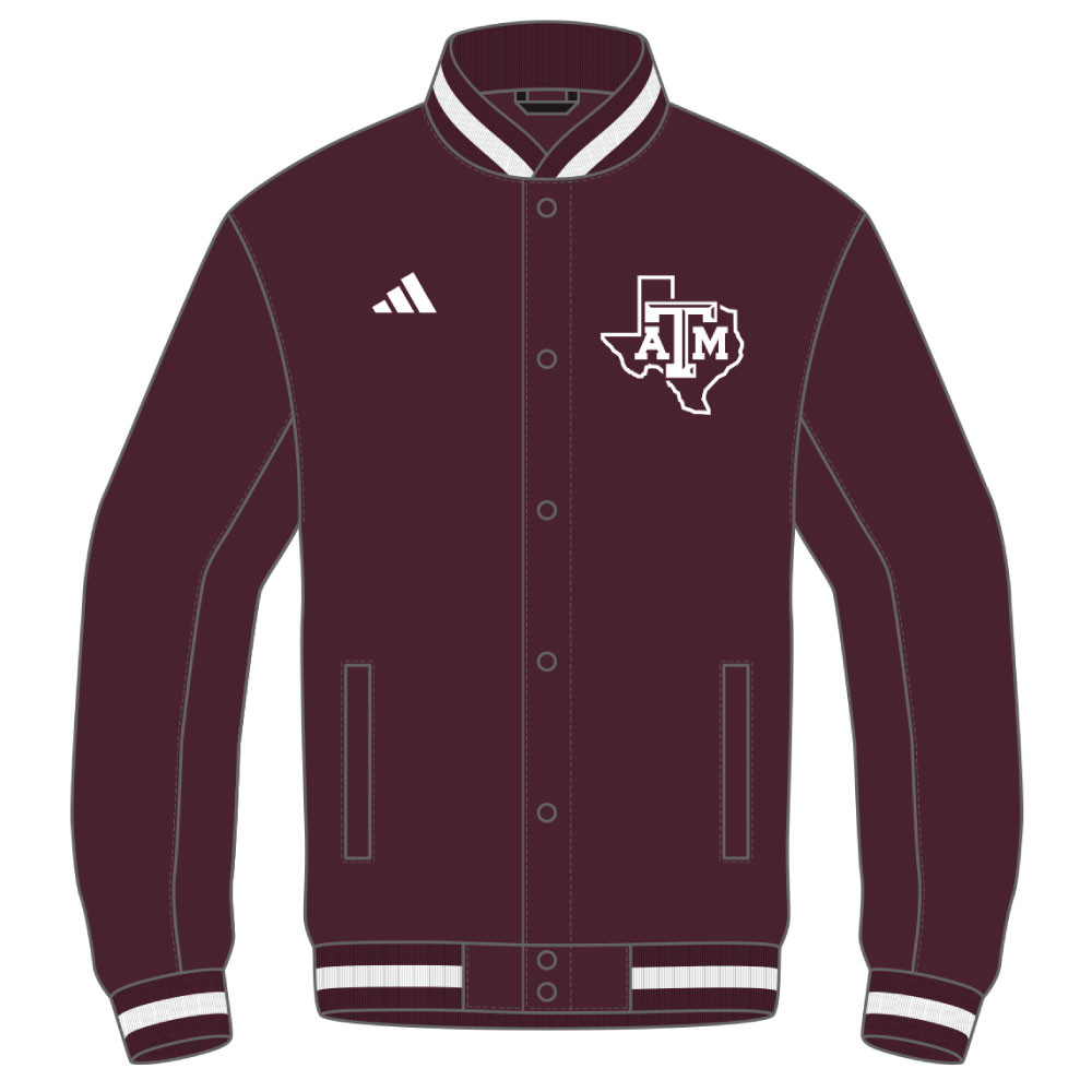 Adidas Maroon Lonestar Coaches Jacket - Maroon U