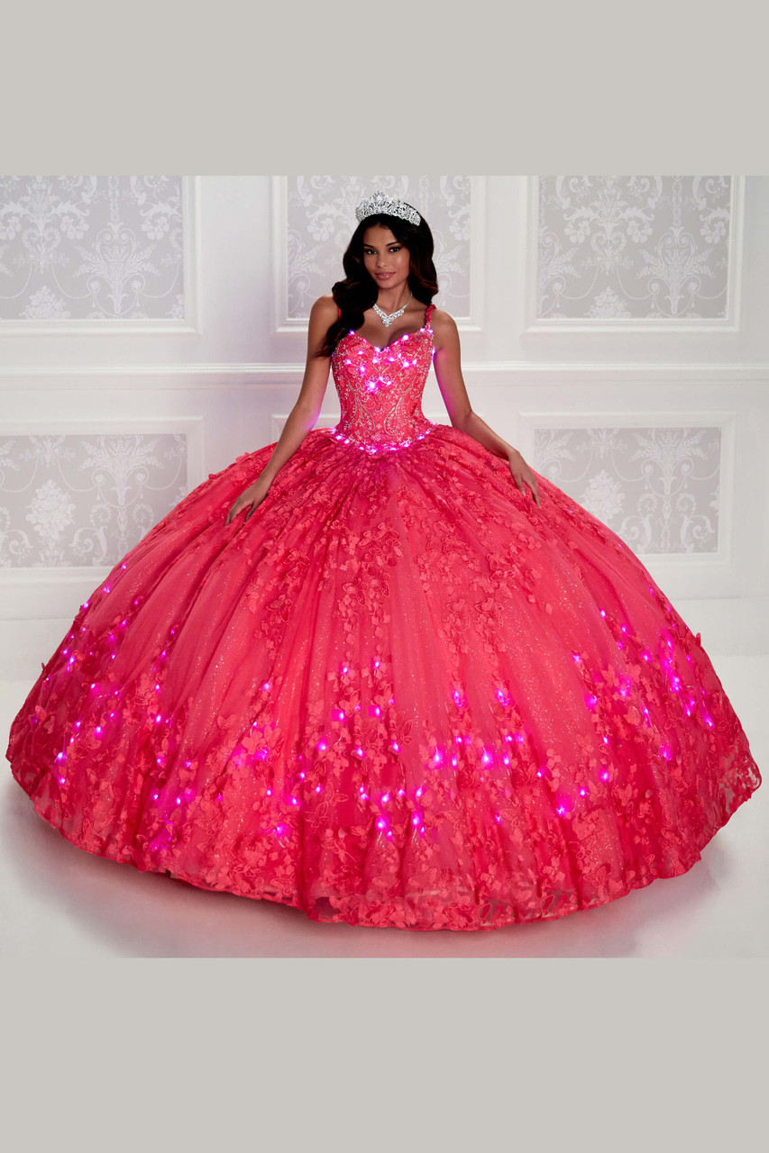 V-neck Princesa Quinceanera Ball Gown Dress PR12261 - Promheadquarters.com