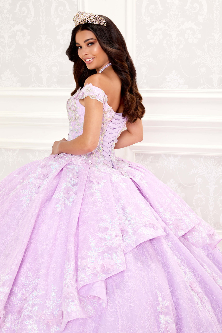 Glitter Tulle Quince Dress Princesa by Ariana Vara PR30089 ...