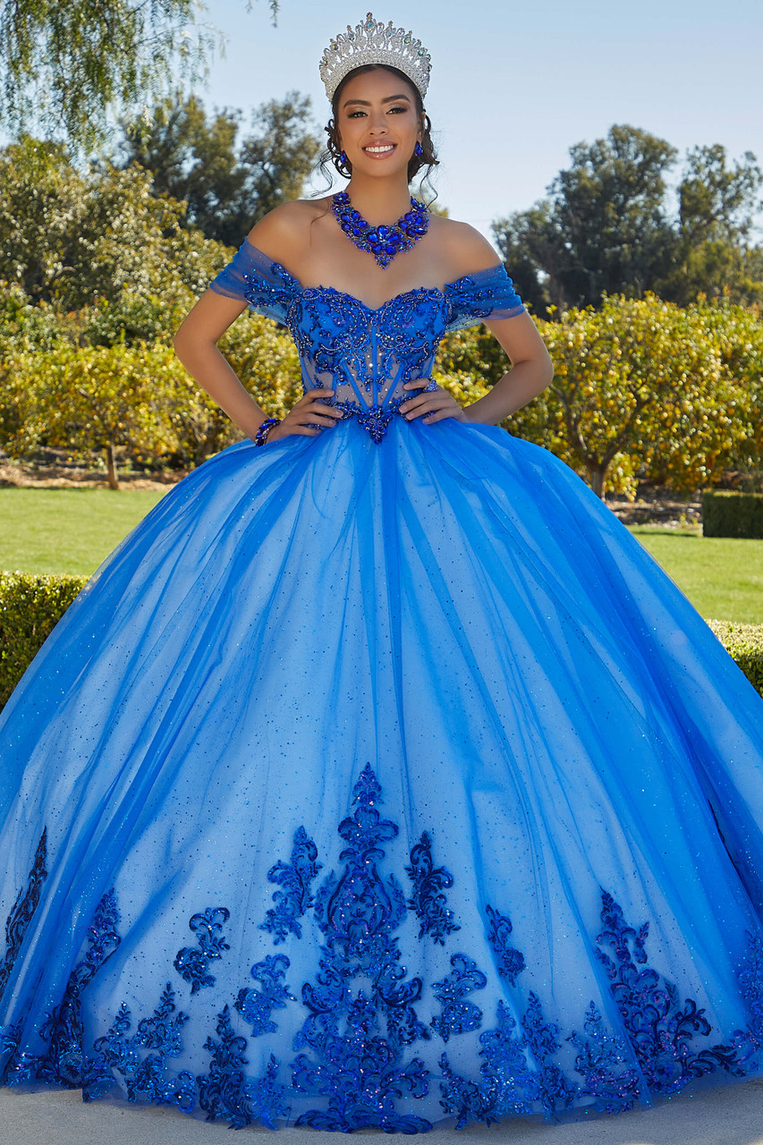 Scalloped Train Quince Dress Vizcaya by Morilee 89427- Promheadquarters.com